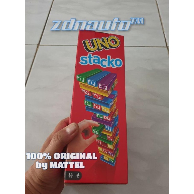 Jual ---Terbaru--- UNO Stacko Blocks Original Mattel / Unostacko ...