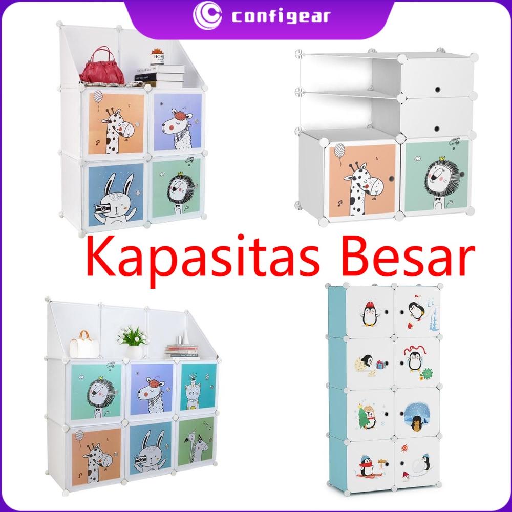 Jual CONFIGEAR LEMARI PLASTIK SUSUN LEMARI PAKAIAN PLASTIK ANAK ...