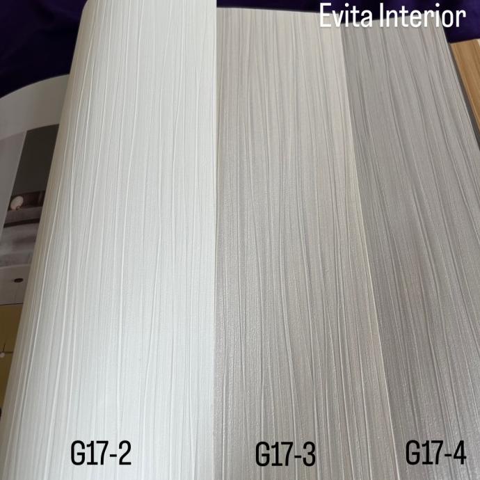 Jual Wallpaper Premium Vinyl Dinding Polos Bertekstur Gradasi Putih ...