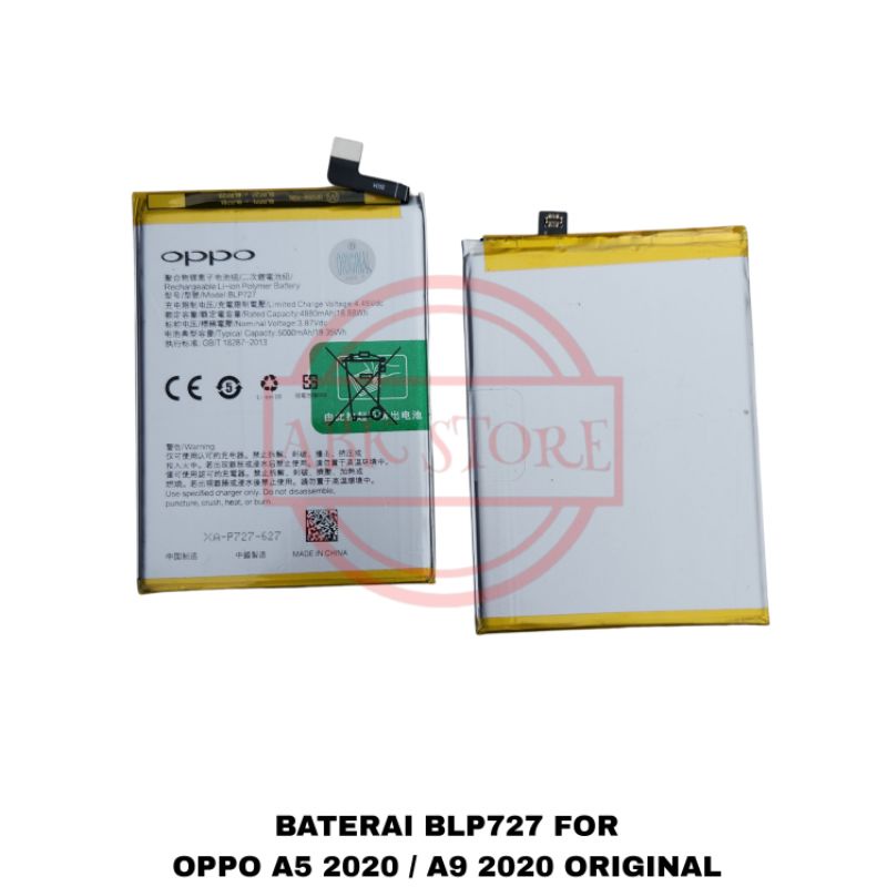 Jual BATRE BATERAI BATTERY BLP727 FOR OPPO A5 2020 / A9 2020 ORIGINAL ...