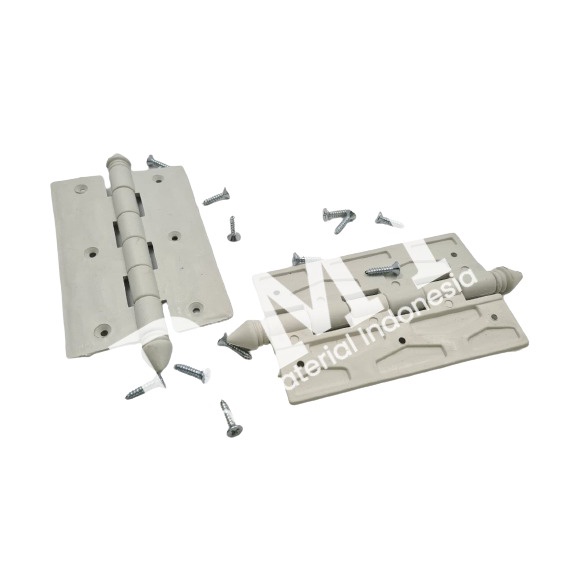 Jual Engsel Plastik PVC 3 Lubang Putih | Engsel Jendela | Engsel Pintu ...