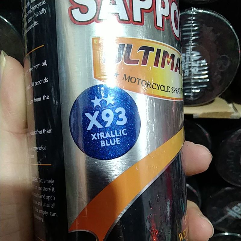 Jual 3. pilok cat spray cat semprot pilox sapporo ultimate cirallic x95 xirallic green blue red ...