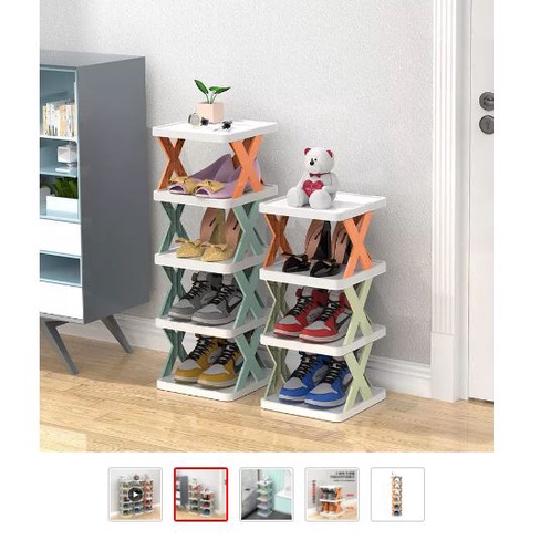 Jual RAK SEPATU 5 TINGKAT SIMPLE SHOE RACK FOLDING SHOES CABINET ...