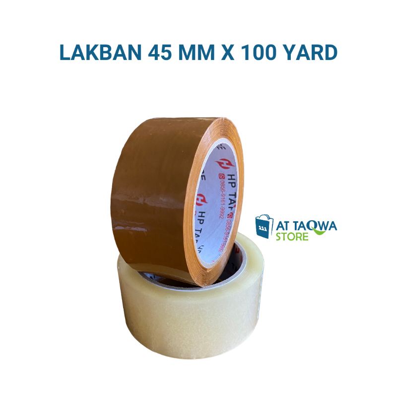 Jual Lakban Bening Coklat 45 x 100 Yard - Lakban OPP 2 Inch MPI Ekonomis | Shopee Indonesia