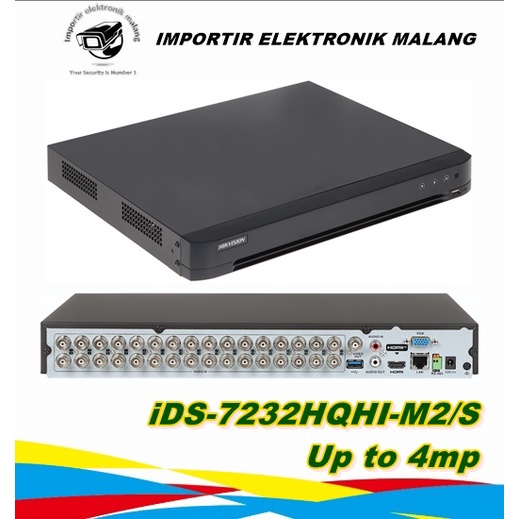 Jual DVR 32ch Hikvision iDS-7232HQHI-M2/XT ( DVR HIKVISION 32CH ...