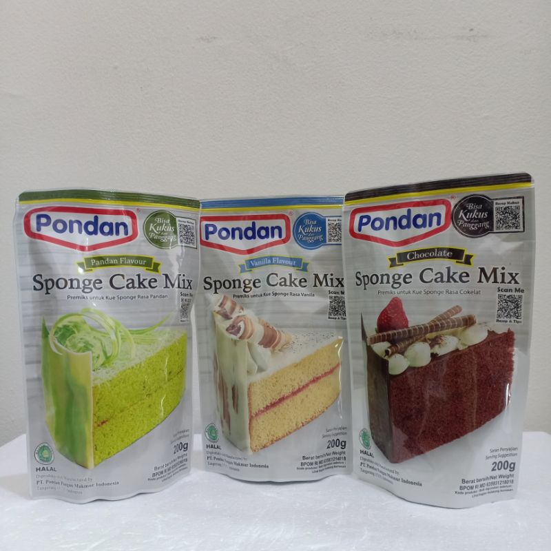 Jual PONDAN SPONGE CAKE MIX 200G | Shopee Indonesia