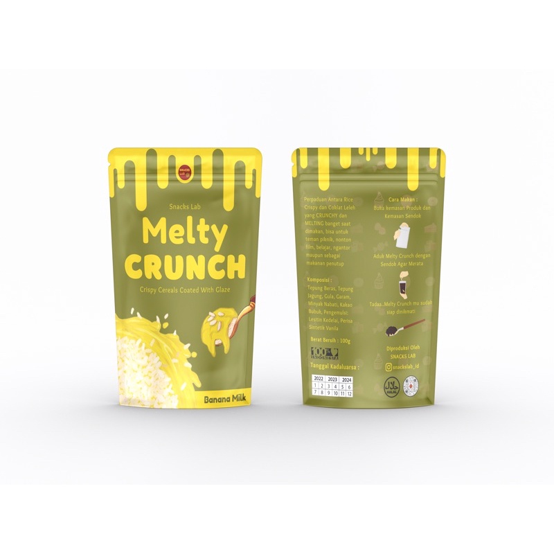 Jual Melty Crunch / Rice Crispy Cokelat / Snack Manis / Jajanan Manis ...