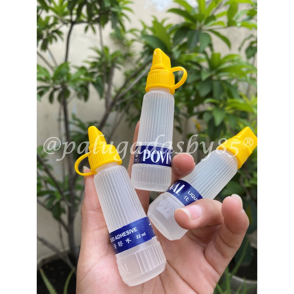 Jual Lem Kertas POVINAL 111 22 Ml (1 Pc) / Lem Kertas / Lem Cair / Lem ...