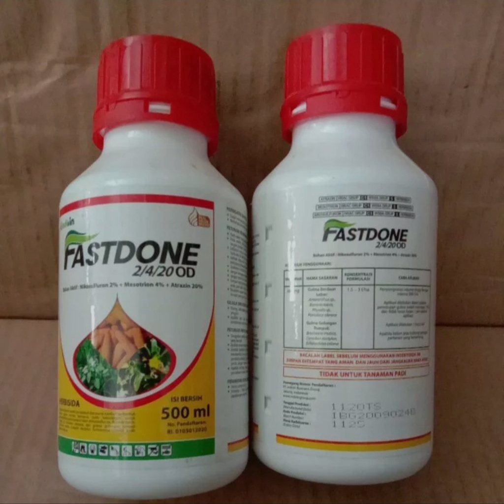Jual HERBISIDA SELEKTIF PADA TANAMAN JAGUNG FASTDONE KEMASAN 500ML | Shopee Indonesia