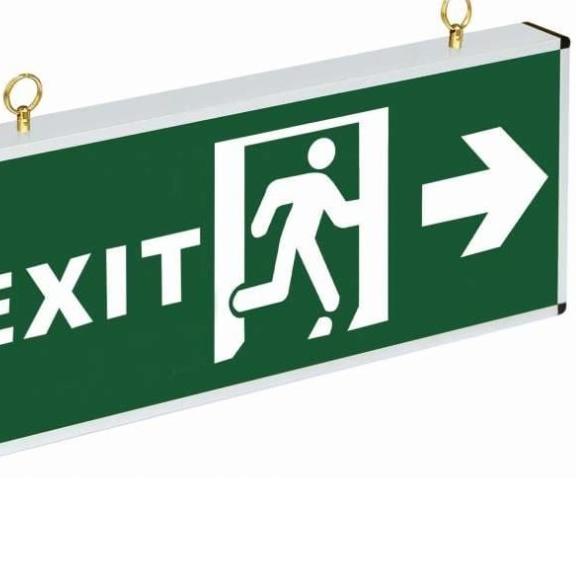 Jual READY LAMPU SIGN EXIT EMERGENCY LAMP RAMBU TANDA K3 MATI LAMPU ...