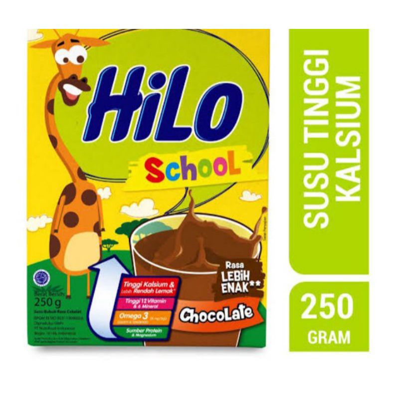 Jual Hilo school kemasan box 250gr rasa coklat dan honey | Shopee Indonesia