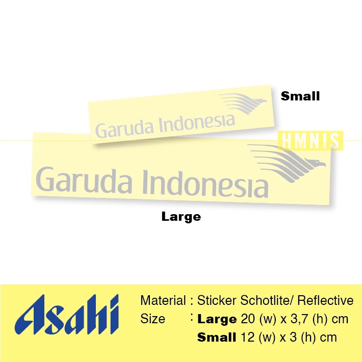 Jual Sticker Garuda Indonesia, Sticker Logo Garuda Indonesia, Sticker ...