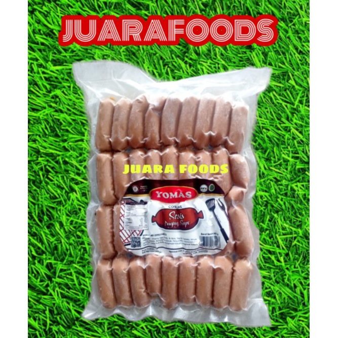 Jual sosis cocktail / sosis sapi yomas 500 gram | Shopee Indonesia