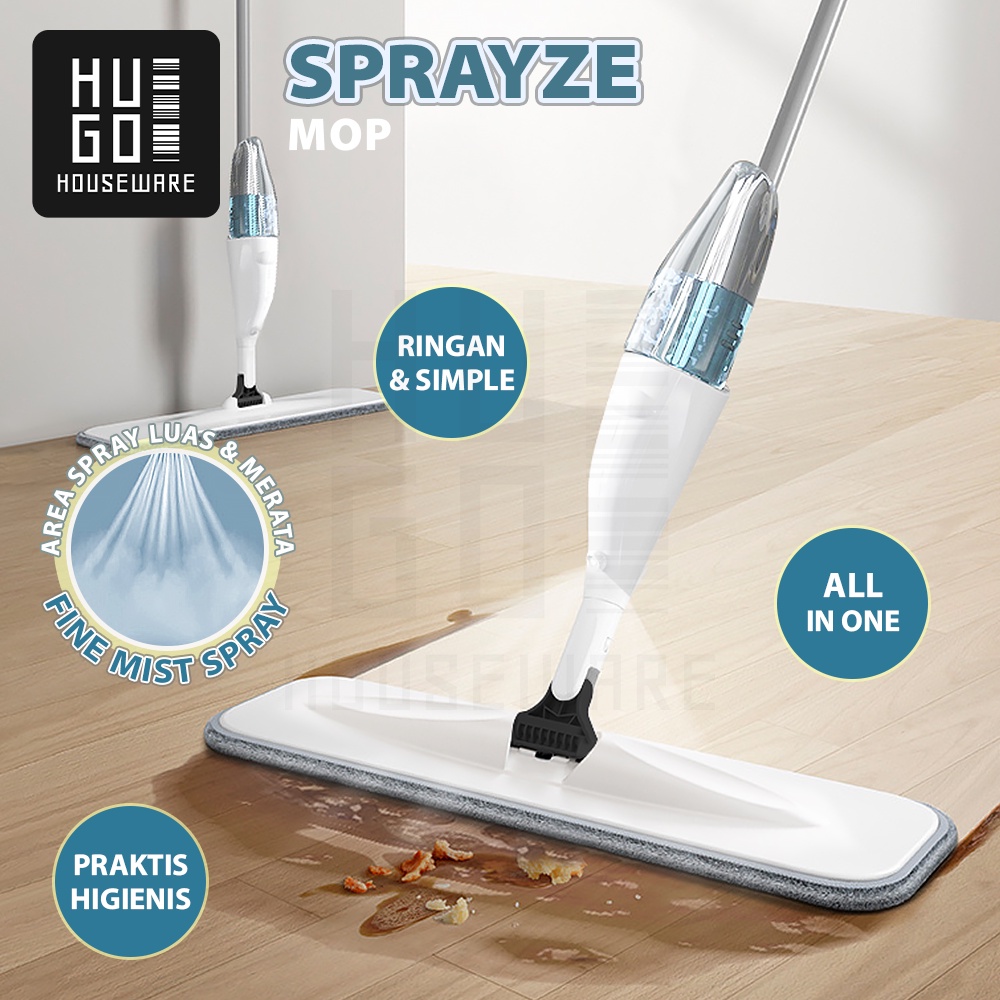 Jual HUGO Alat Pel Lantai Semprot Otomatis Spray Mop - Pel Lantai Ultra ...