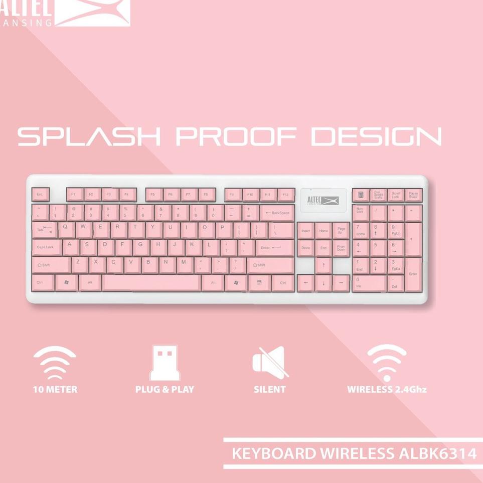Jual trxOo5O9--Altec Lansing Keyboard Wireless ALBK6314 | Shopee Indonesia