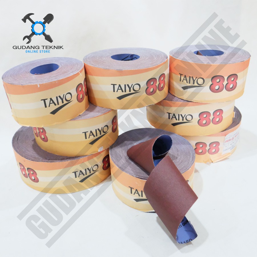 Jual Amplas Roll METERAN GRIT 60 80 100 120 150 180 240 320 400 TAIYO ...
