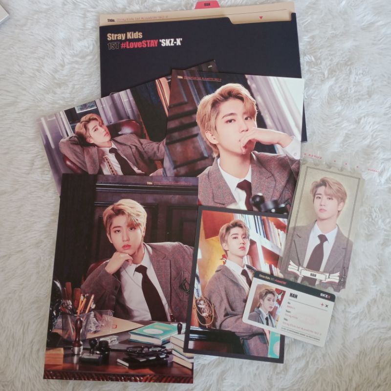 Jual Stray Kids Fanmeeting SKZX ID File set Han Jisung + Photo Ticket ...