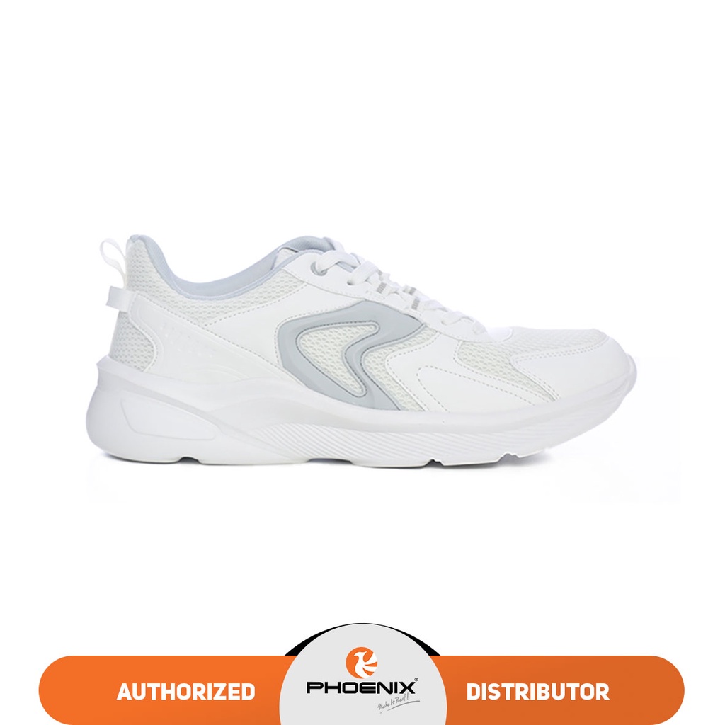 Jual Phoenix Cleon Sepatu Sneakers Pria - All White | Shopee Indonesia