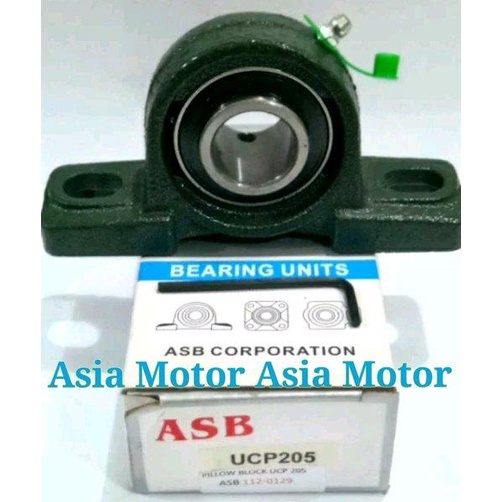 Jual Pillow Block Bearing Ucp 205 As 25 Mm Asb Pilow Blok Ucp205 Diameter Shaft As 25Mm | Shopee ...