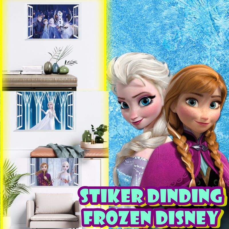 Jual HS- STIKER DINDING FROZEN STIKER DISNEY WALLSTIKER TEMBOK STIKER ...