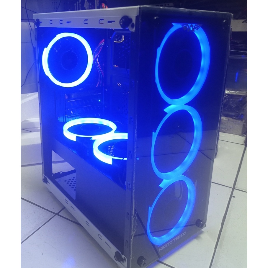 Jual Casing PC Gaming Armaggeddon NIMITZ TR1100 White / Black FREE Fan ...