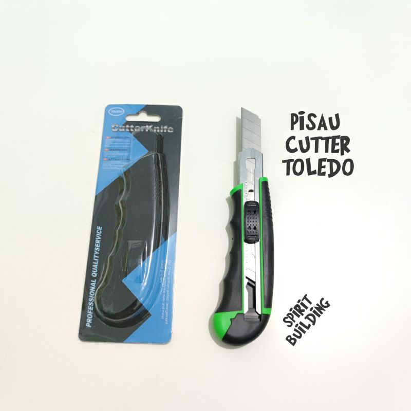 Jual PISAU CUTTER BESAR TOLEDO 3 MATA PISAU CUTTER KNIFE | Shopee Indonesia