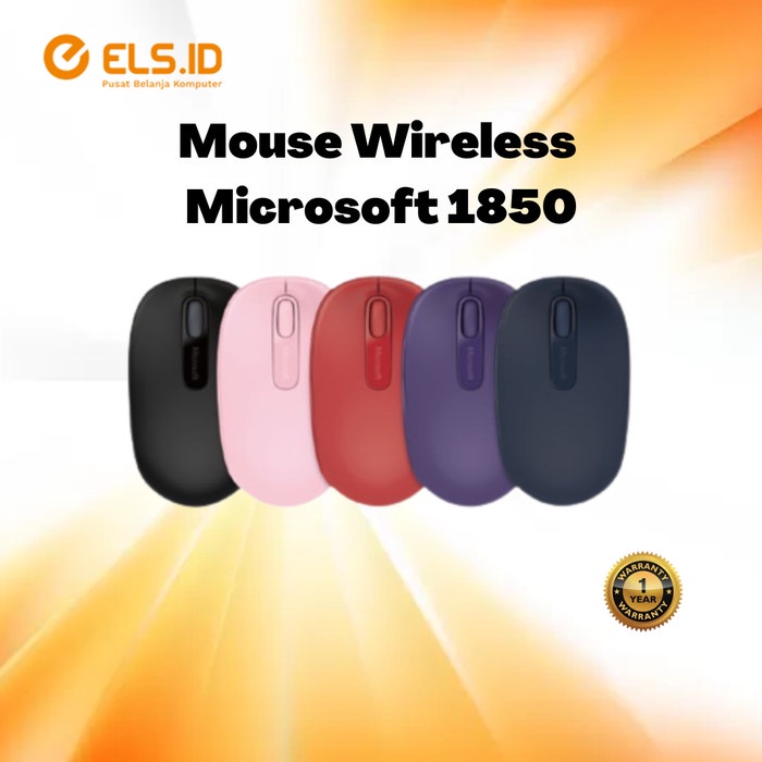 Jual Mouse Wireless Microsoft 1850 (1 th) | Shopee Indonesia