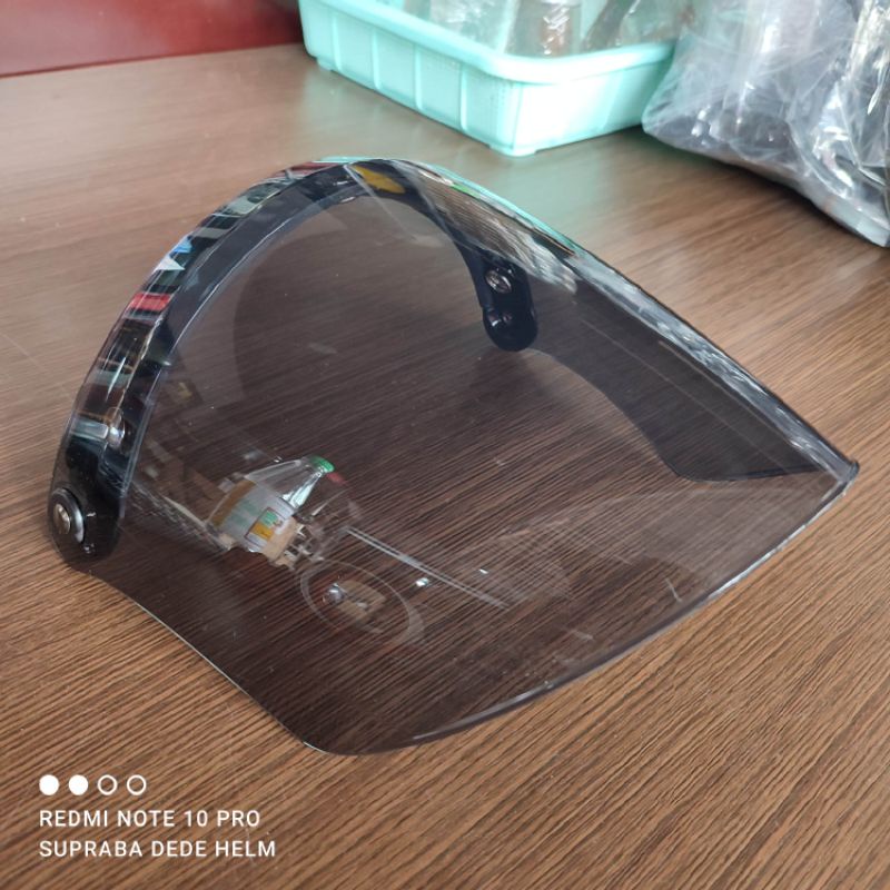 Jual Kaca Helm Slim Kaca bubble chrome cembung Flat SNAIL | Shopee ...