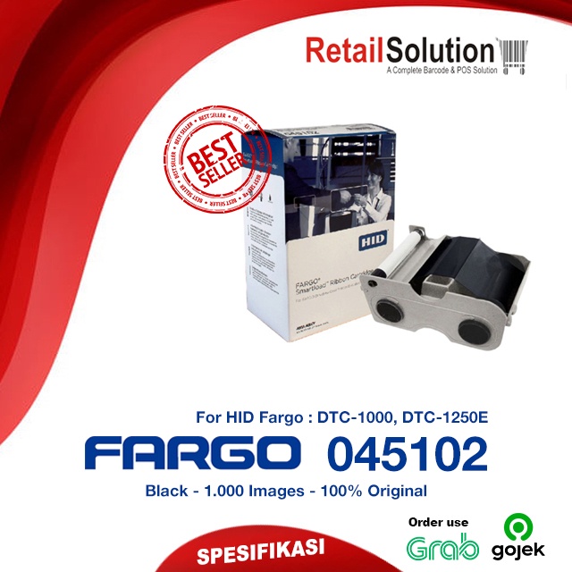 Jual Cartridge Ribbon Tinta Printer ID Card Original - HID Fargo ...