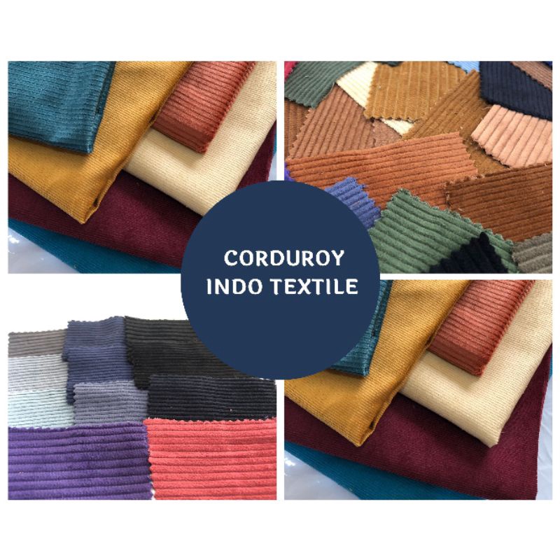 Jual Kain katun Corduroy / corduray kain premium / Corduroy / harga 0,5 ...
