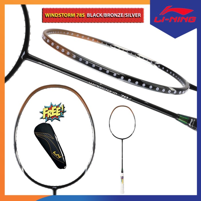 Jual LINING WINDSTORM 78 S RAKET BADMINTON ORIGINAL | Shopee Indonesia