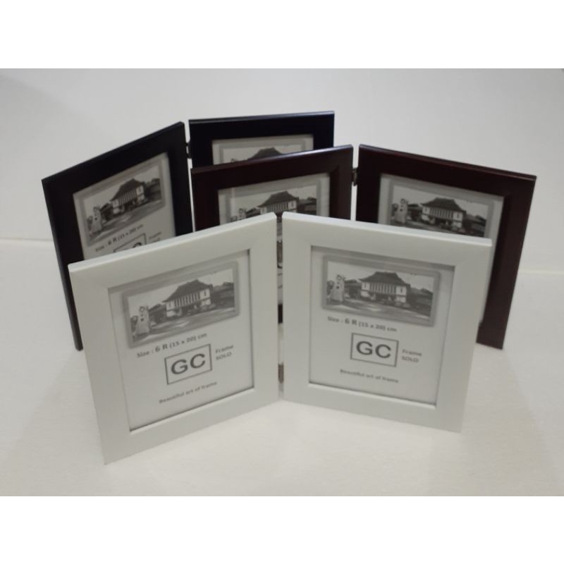 Jual pigura frame uk: 6R(15×20)cm engsel 2 | Shopee Indonesia
