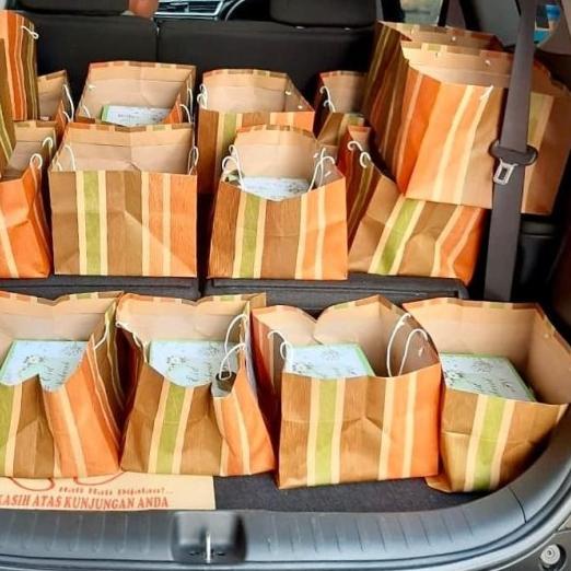 Jual PAPER BAG GUNNY BOX NASI (25 X 25 X 20) | Shopee Indonesia