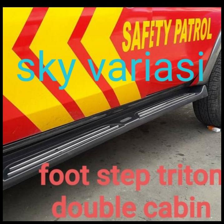 Jual Footstep Foot Step Injakan Pijakan Samping Mobil Triton | Shopee ...
