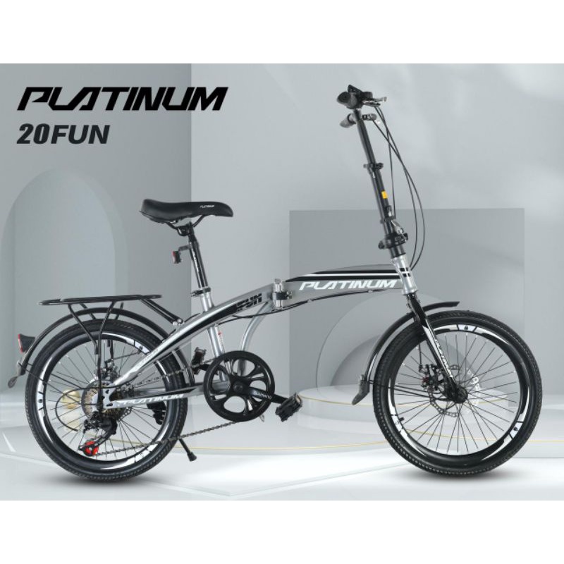Jual SEPEDA LIPAT PLATINUM FUN UKURAN 20 INCH | Shopee Indonesia