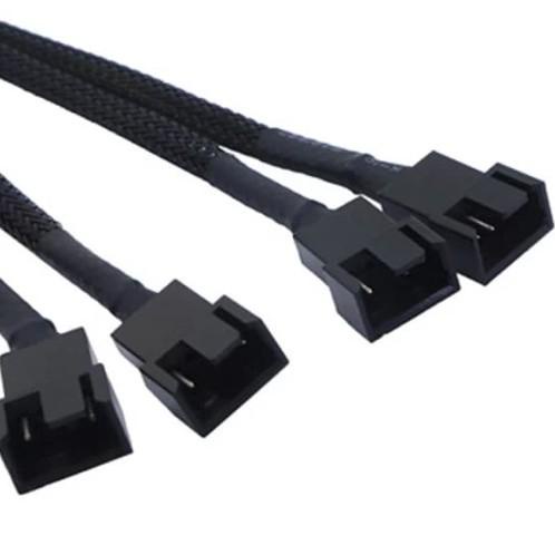 Jual Kabel Fan Hub Cable Sleeve PWM 1 to 4 pin Splitter Extension ...