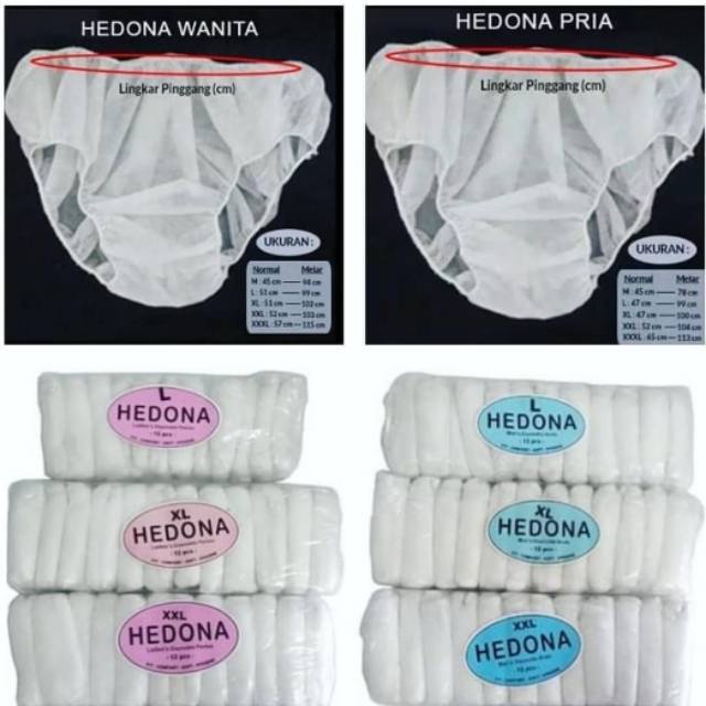 Jual Celana dalam haji dan umroh / Celana dalam sekali pakai / celana travel / disposable ...