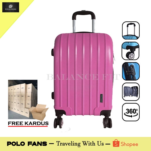 Jual Koper Kabin ukuran 20 inch tipe 2027 bahan Fiber ABS 4 roda putar ...