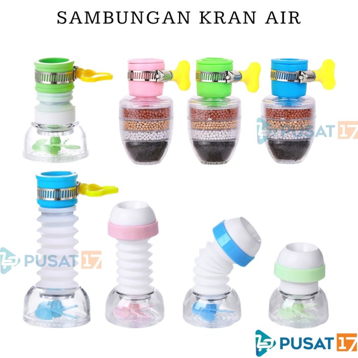 Jual Ledeng Sambungan Kran Air Saringan Filter 4 Batu 6 Lapis ...