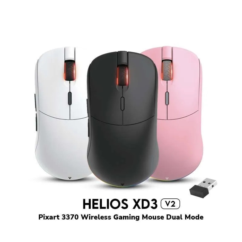 Jual Fantech HELIOS XD3 V2 Wireless Mouse Gaming RGB Dual Mode | Shopee ...