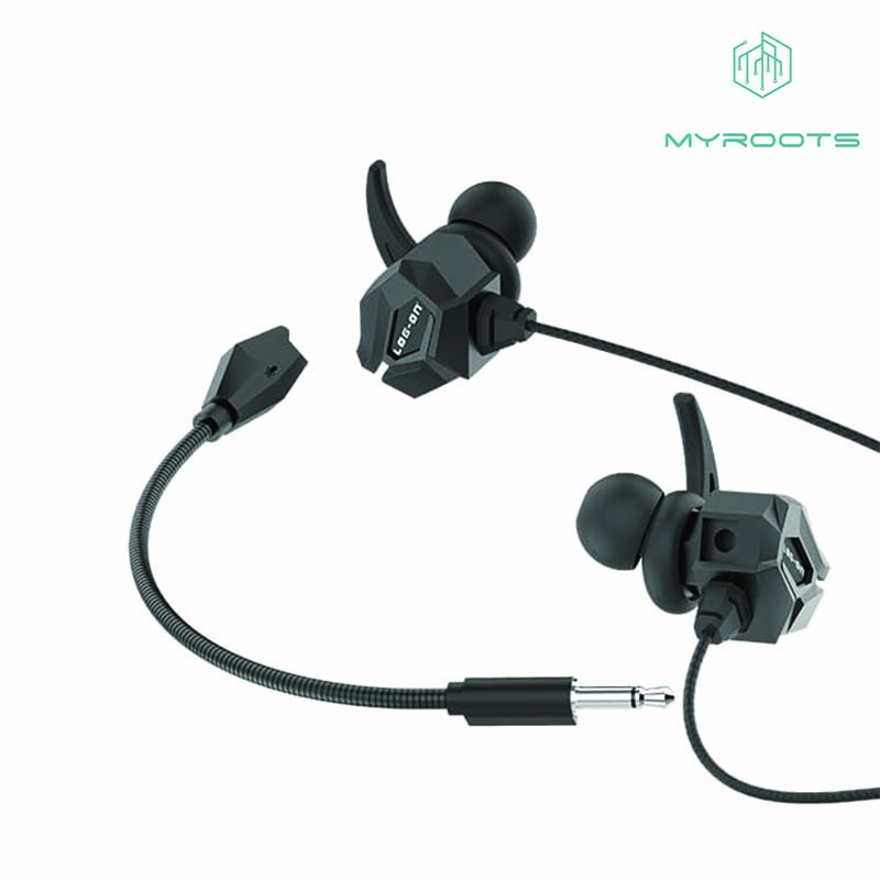 Jual MYROOTS X LOG ON HEADSET GAMING DUAL MICROPHONE LO-RX9 SHOOTER ...