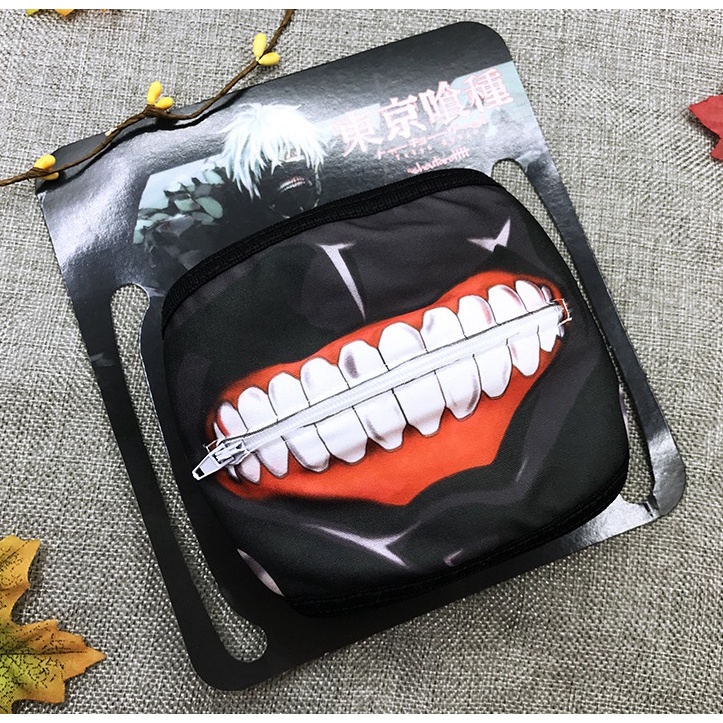 Jual Masker Kaneki Tokyo Ghoul Dengan Resleting Kostum Cosplay ...