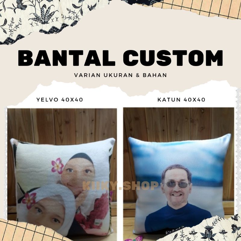 Jual Souvenir Bantal Foto / Bantal Printing Custom / Bantal Foto ...