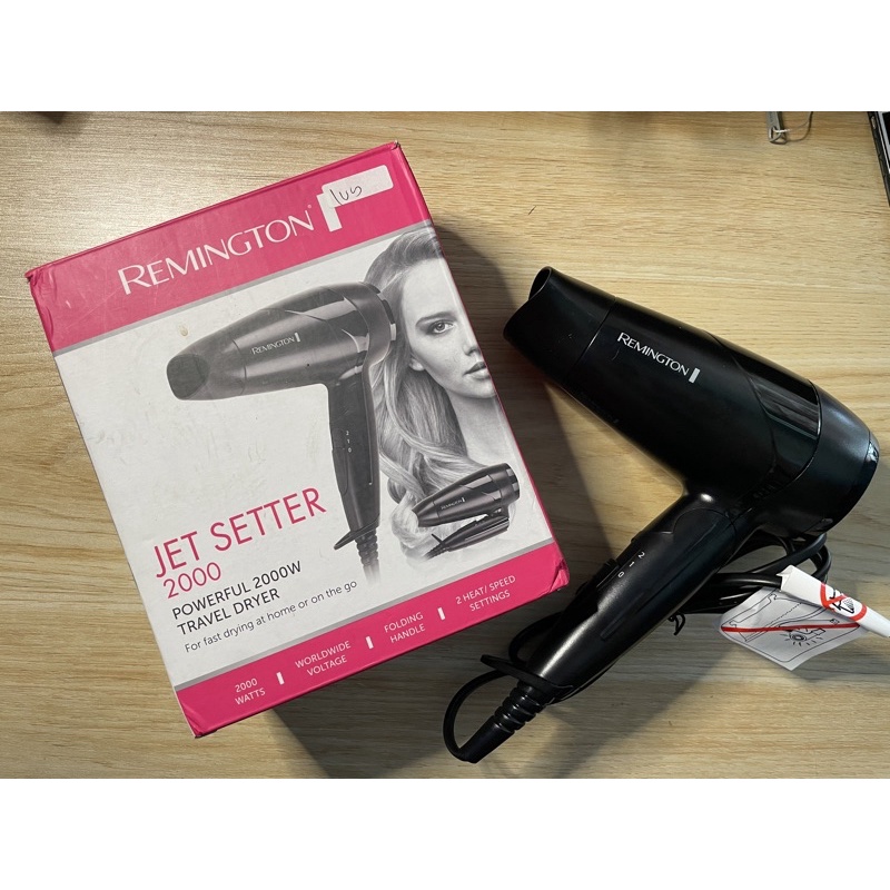 Jual remington jet setter 2000 travel hair dryer ORIGINAL 100% D1500-AP ...