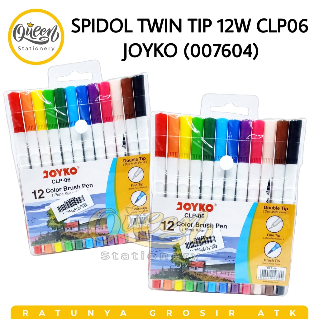 Jual 1 SET SPIDOL TWIN TIP 12W CLP06 JOYKO (007604) - SPIDOL WARNA ...