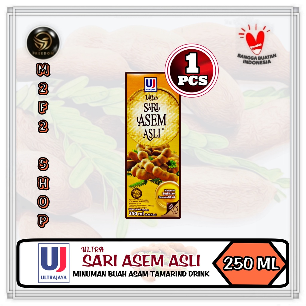 Jual Ultra Minuman Sari Asem Asli | Kotak UHT - 250 ml (Kemasan Satuan ...