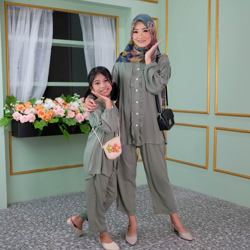 Jual ONESET POLOS COUPLE ONESET CRINKLE | Shopee Indonesia