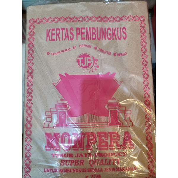 Jual Kertas Nasi Monpera - ± 200lembar | Shopee Indonesia