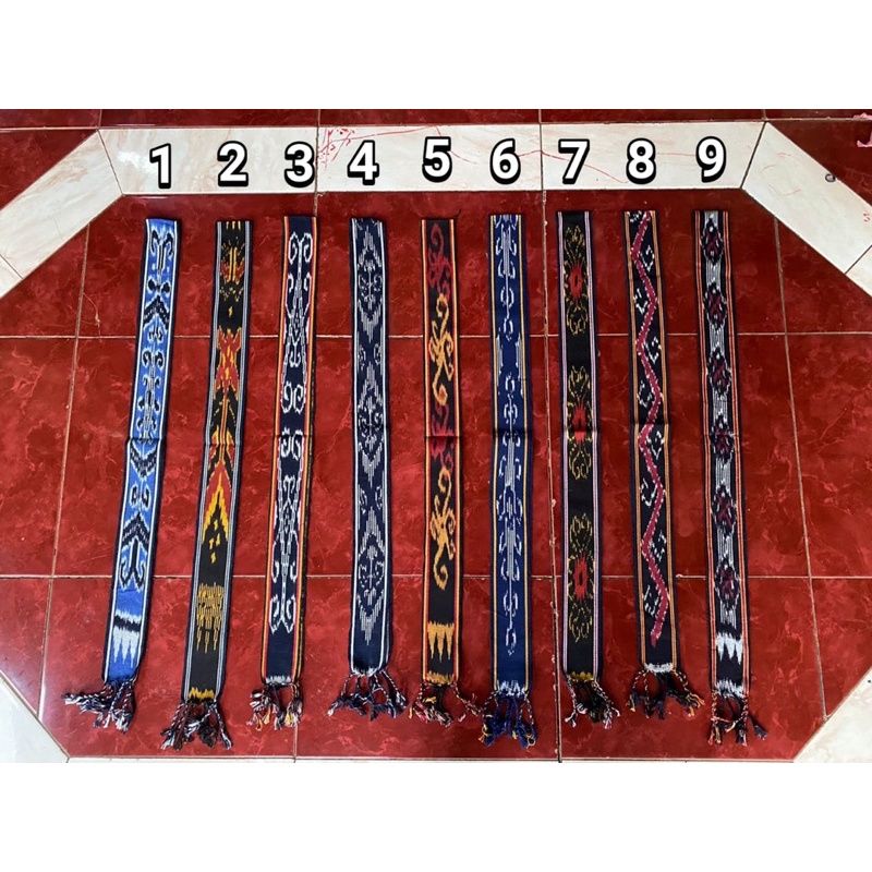 Jual [ kualitas premium] kain Tenun Ikat kepala etnik ( dayak ...