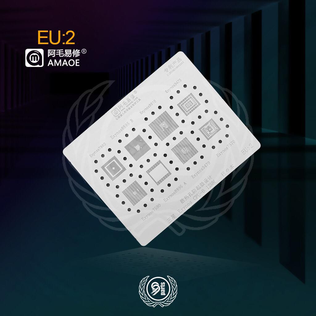 Jual Plat EU:2 Amaoe / Plat Cetakan Ic Amaoe EU2 BGA Reballing Stensil SAMSUNG Exynos 7880/8895 ...